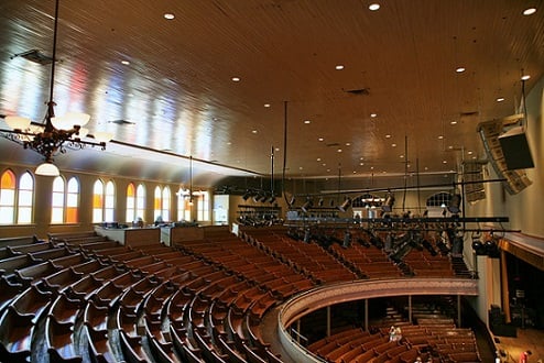 Ryman Auditorium Seating Chart - Row & Seat Numbers