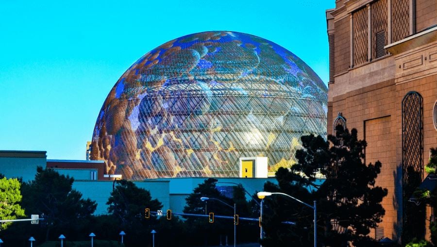 Sphere Seating Chart - Row & Seat Numbers