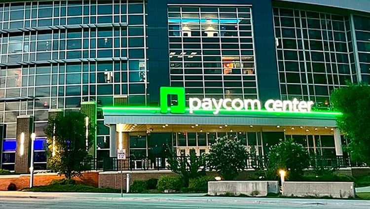 Paycom Center Seating Chart - Row & Seat Numbers