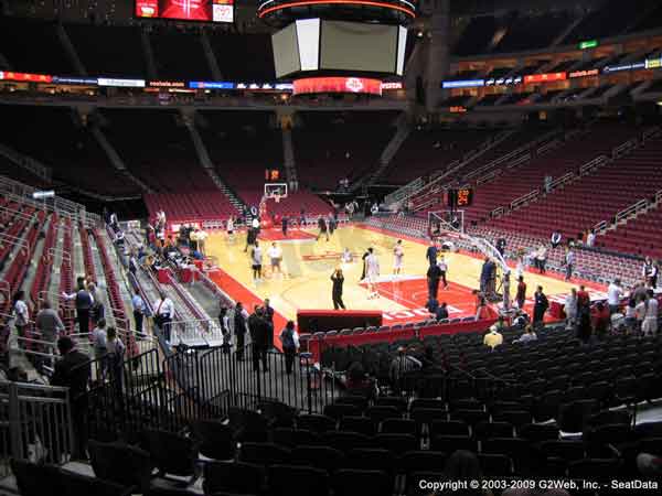 Toyota Center Section 120